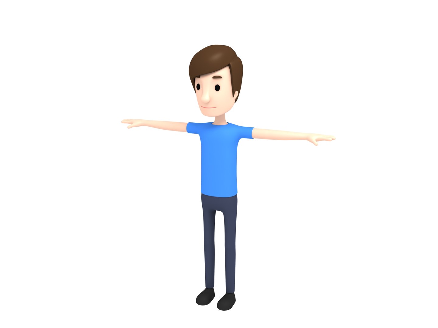 3D Model Man Character Cartoon - TurboSquid 1332938
