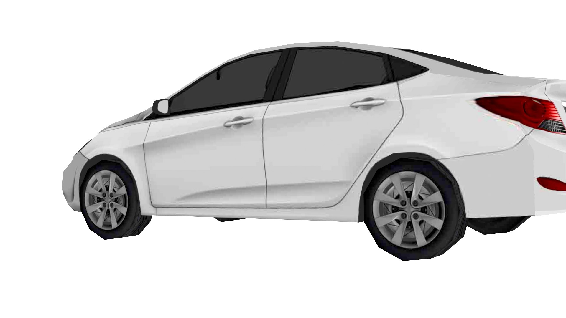 3D White Car - TurboSquid 2380916