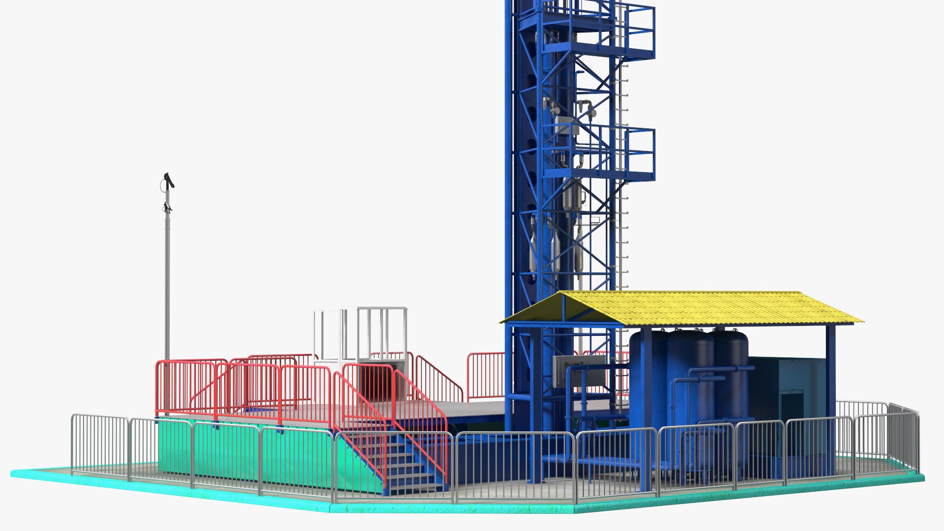 3D Drop Tower Ride Amusement Park Equipment Model - TurboSquid 1874701