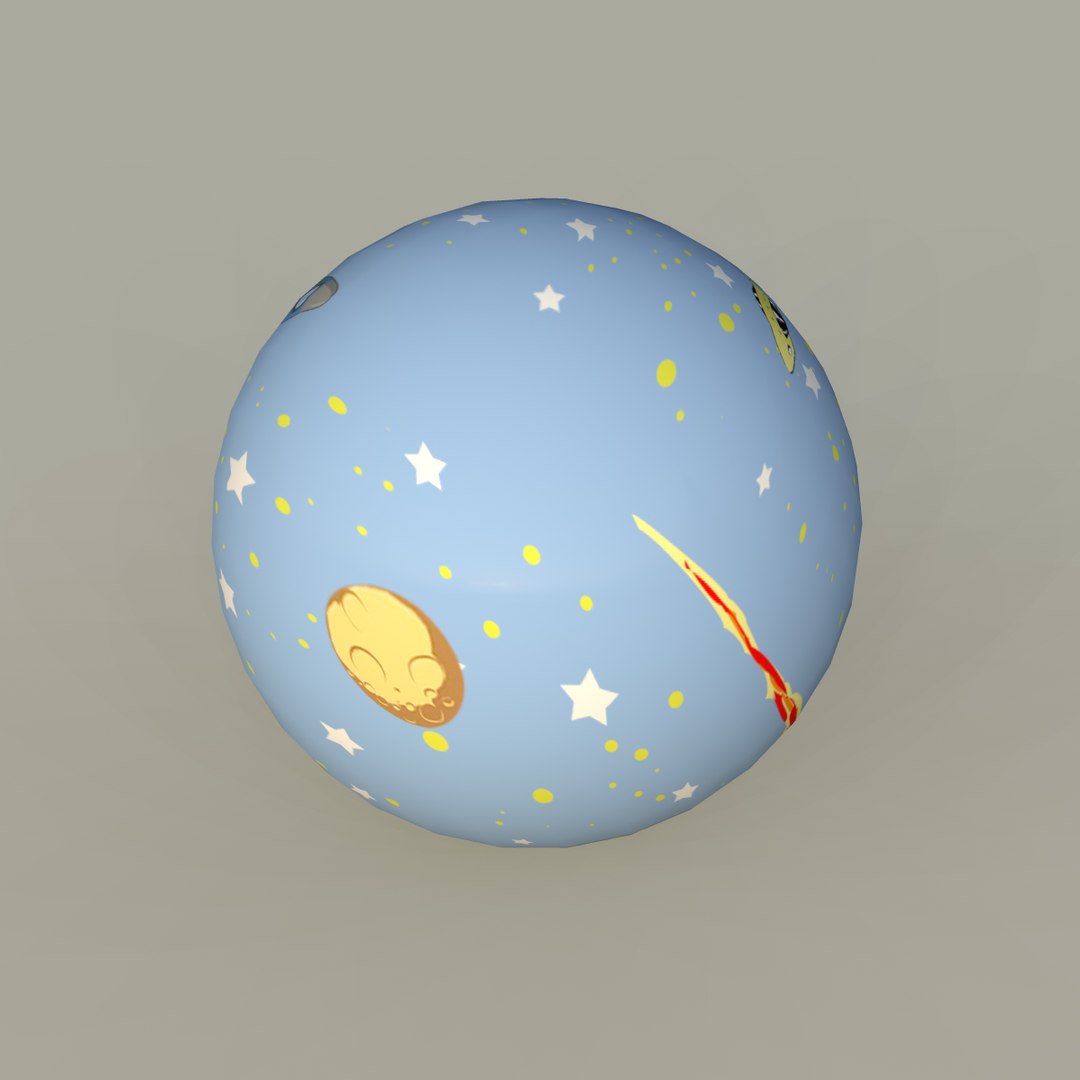 Toy Space Ball 3d Model