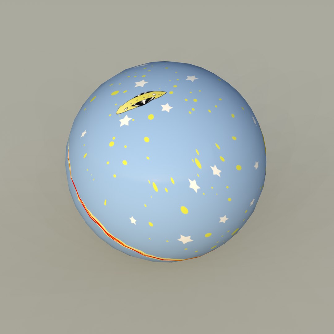 Toy Space Ball 3d Model
