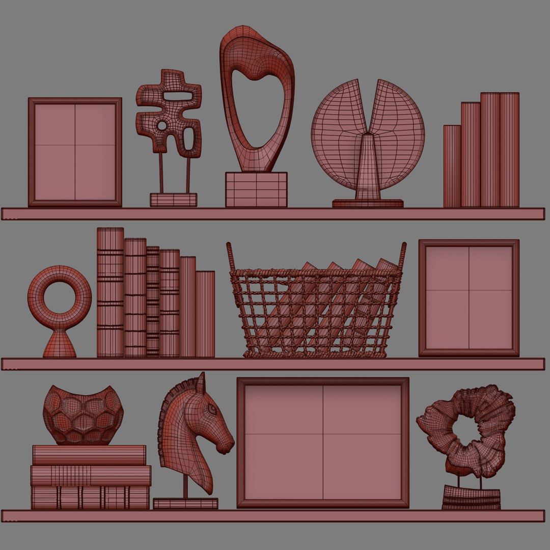 Decor Set 155 model - TurboSquid 1952181