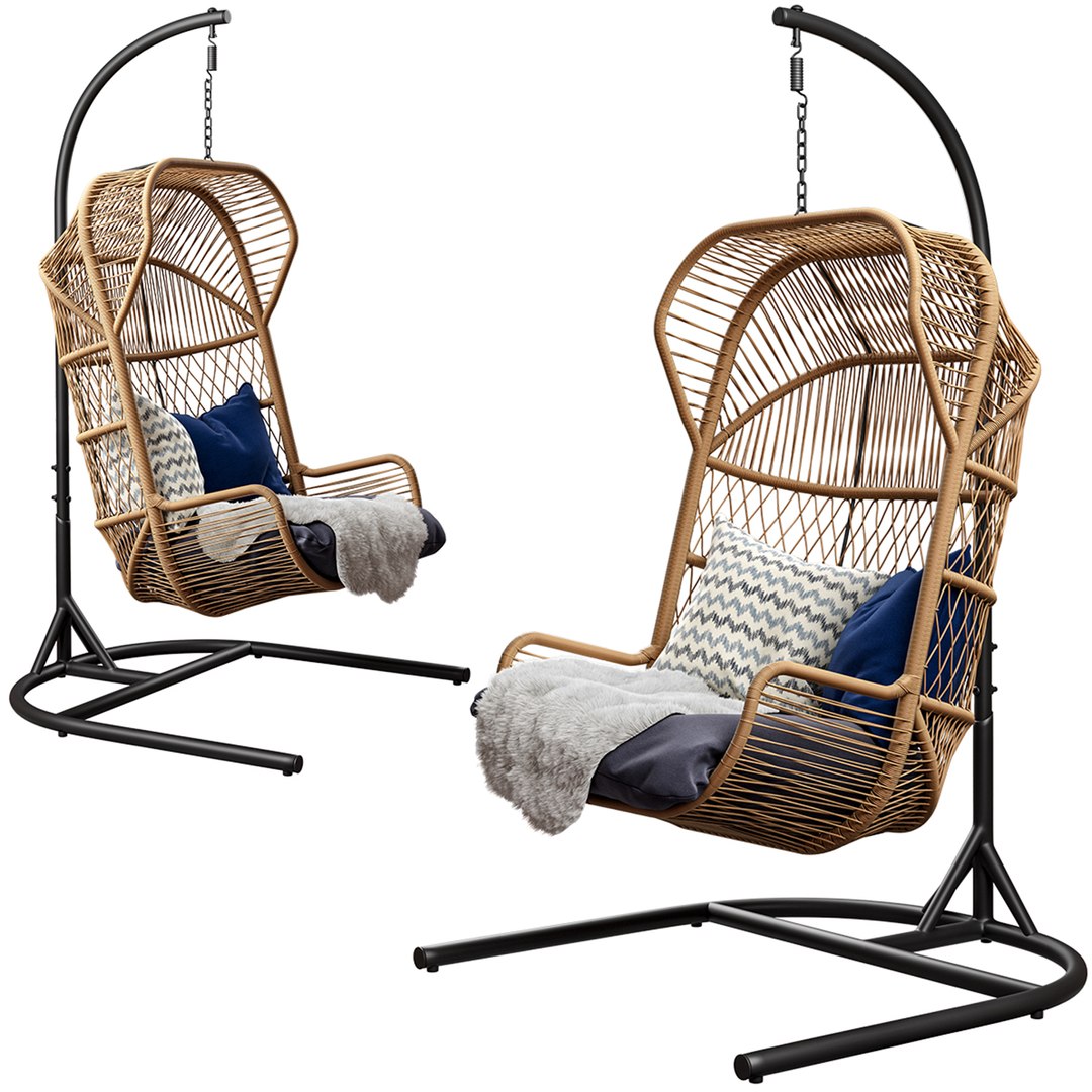 3D Made Lyra Garden Hanging Chair Model - TurboSquid 2059742