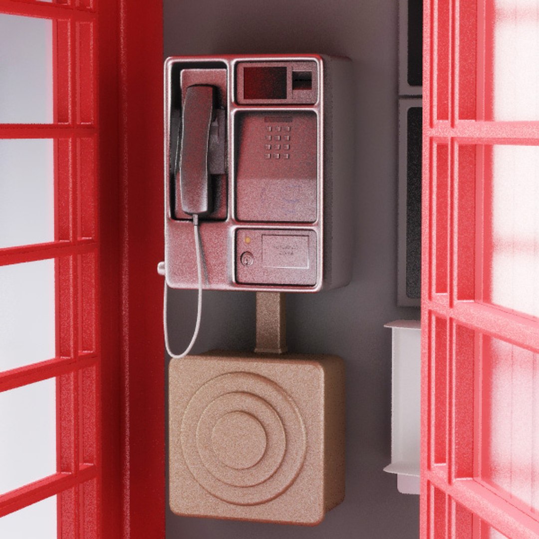 3ds Max Telephone Box