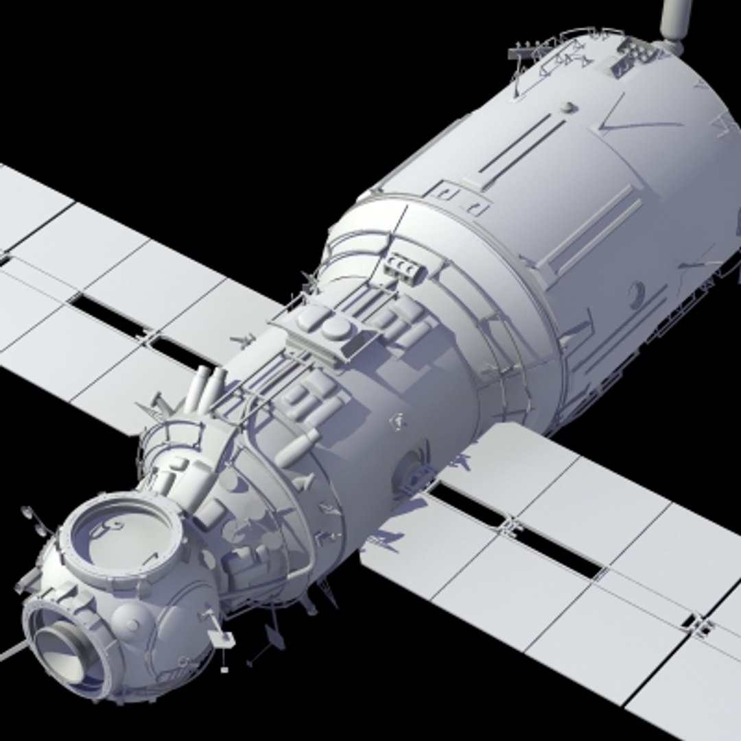 3d Model International Space Station Module
