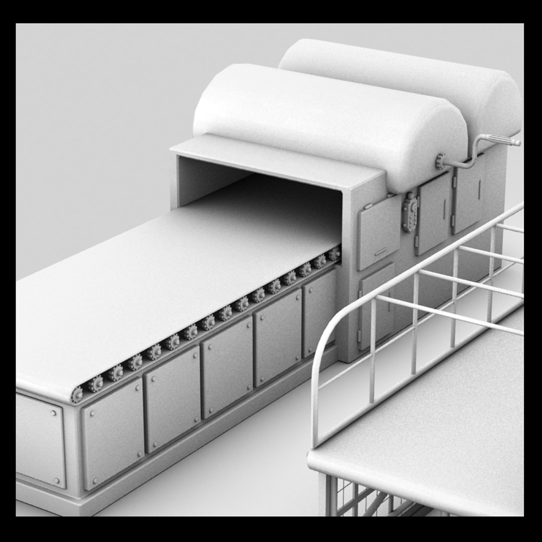 3d Model Machine Factory