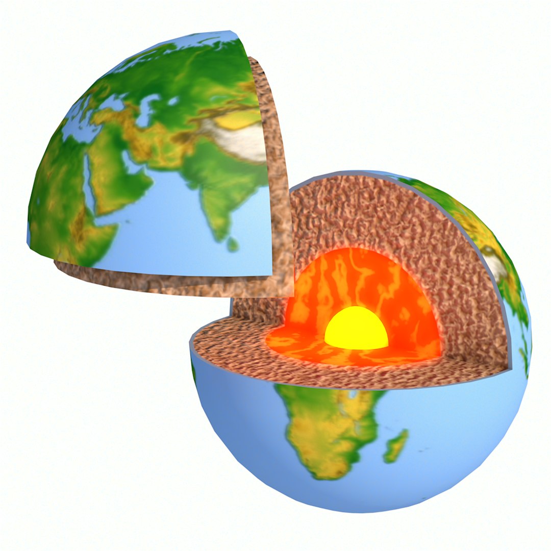 3d Earth Layers