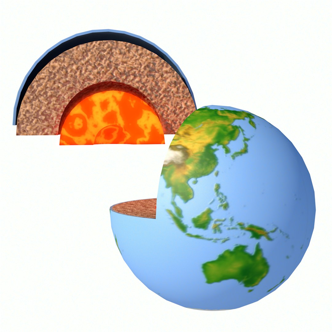 3d Earth Layers