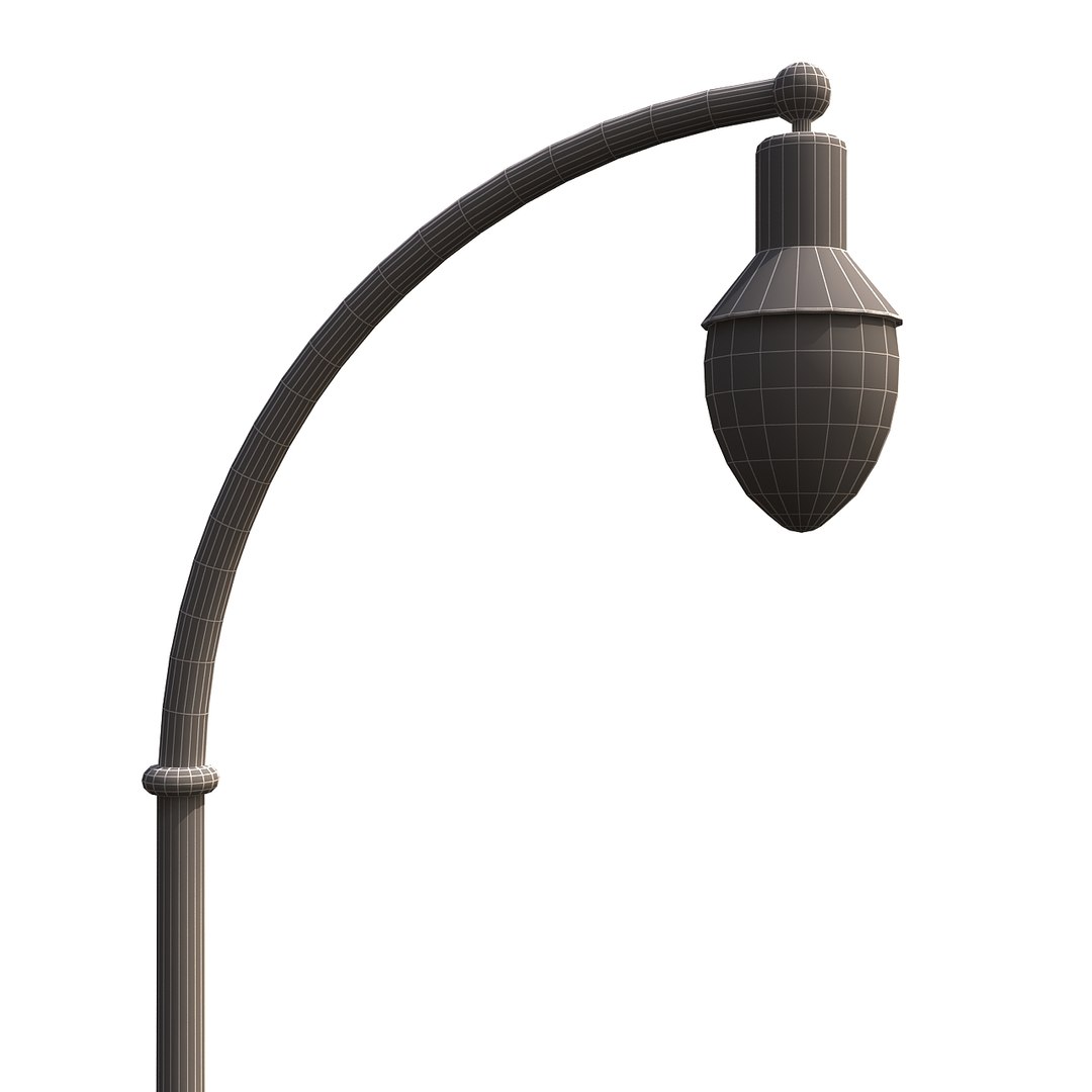 3d street light model