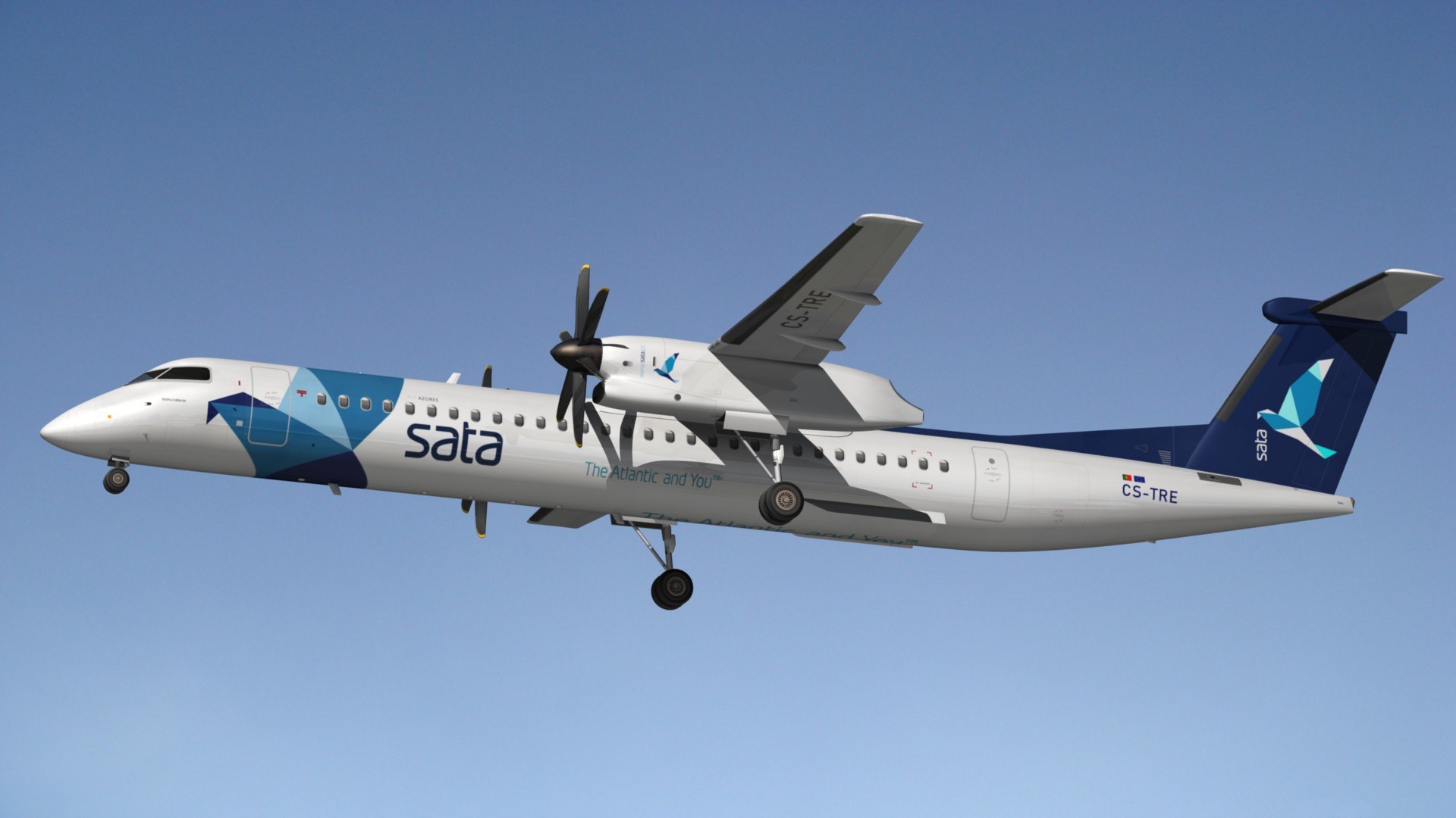 3D Bombardier Dash 8 Sata - TurboSquid 1651947