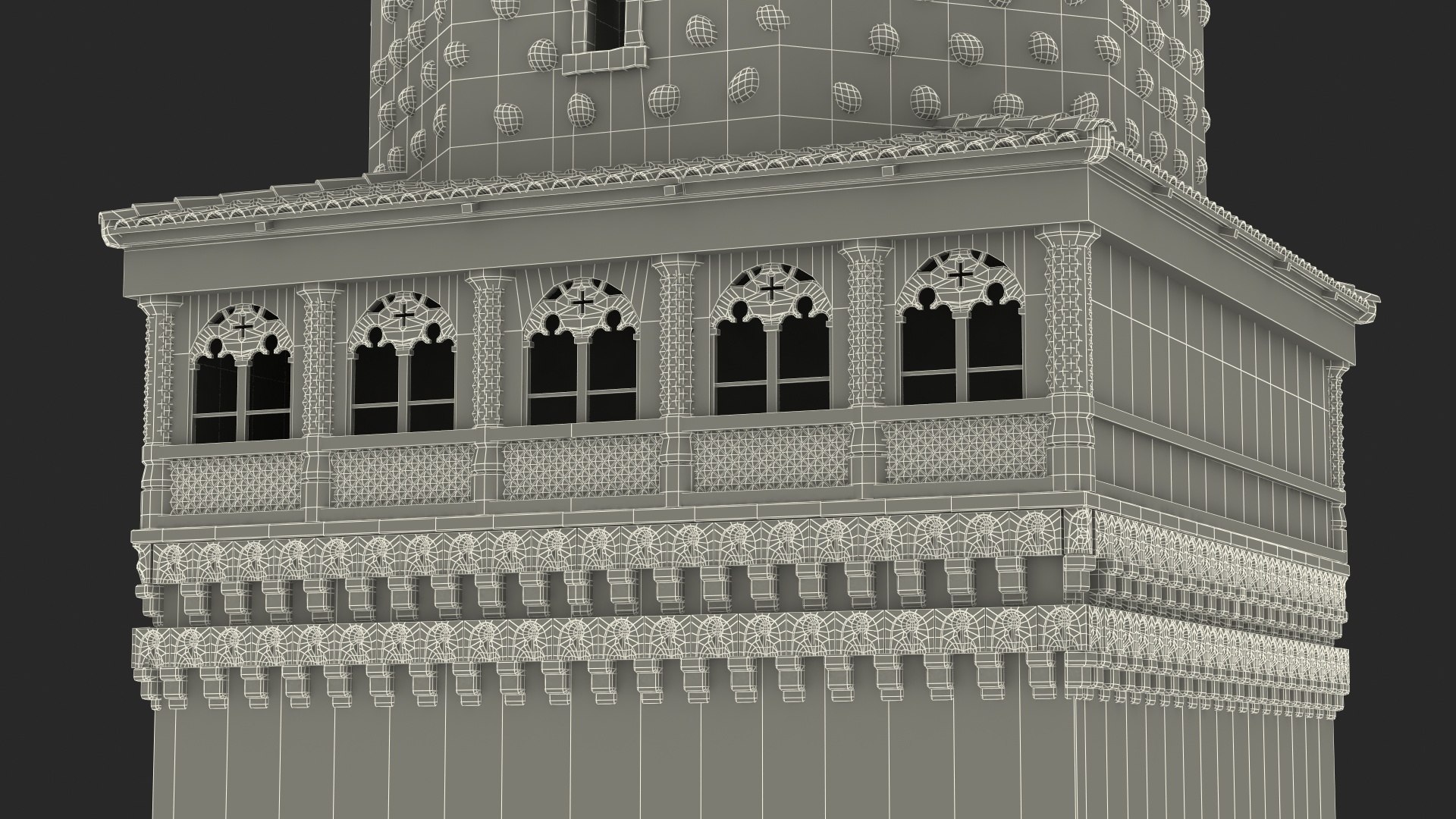 3D Model Medieval Watchtower - TurboSquid 1475662