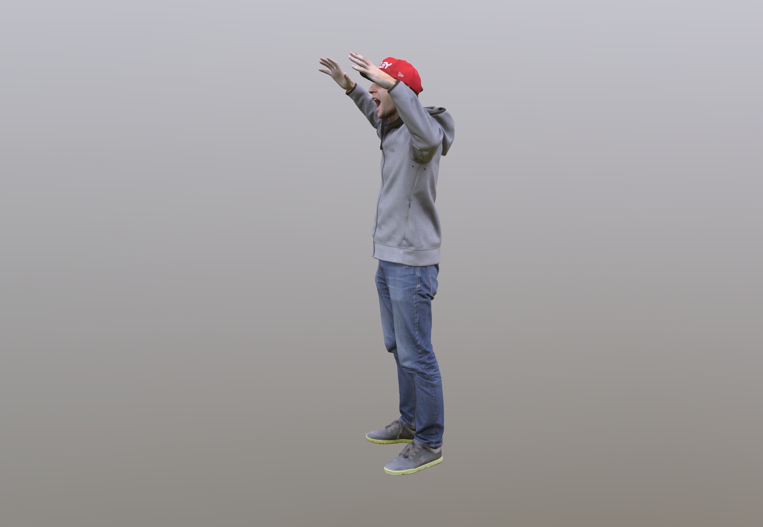 3D Scan Man In Cap Model - TurboSquid 1812993