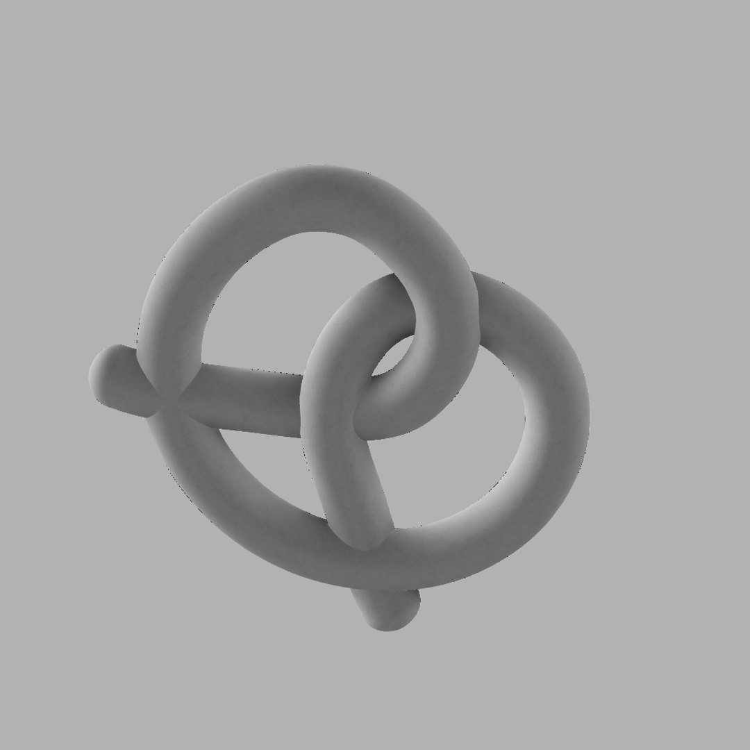 Pretzel 3D Model - TurboSquid 1303541