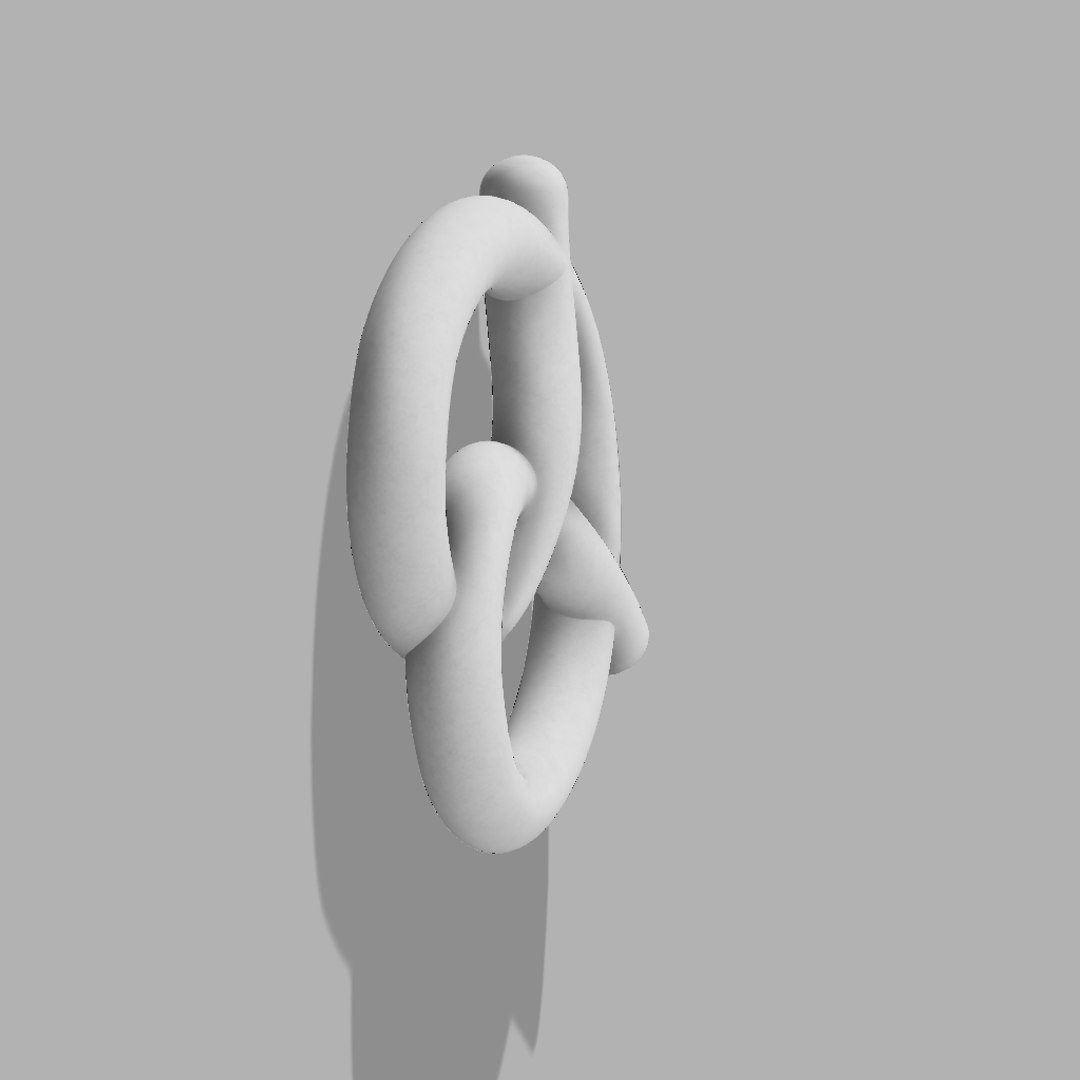 Pretzel 3D Model - TurboSquid 1303541