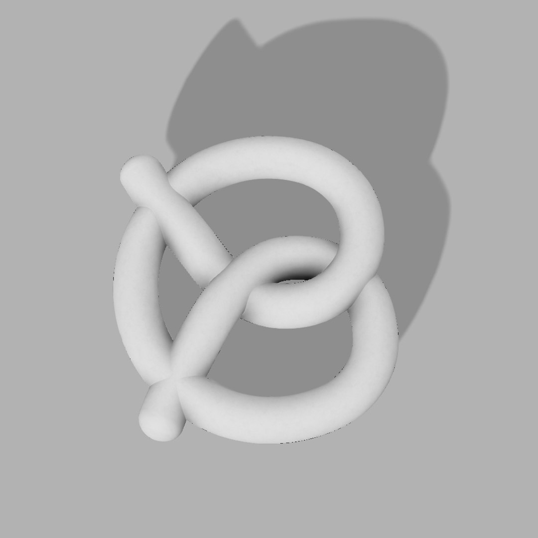 Pretzel 3D Model - TurboSquid 1303541