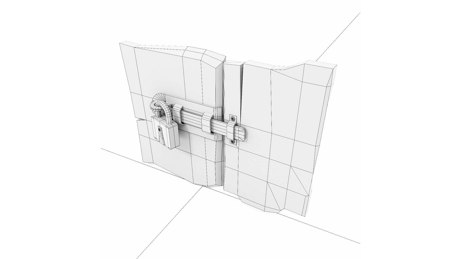Old Door Latch 3d Model 3D Model - TurboSquid 2181795