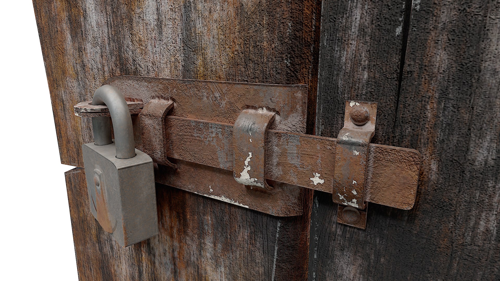 Old Door Latch 3d Model 3D Model - TurboSquid 2181795