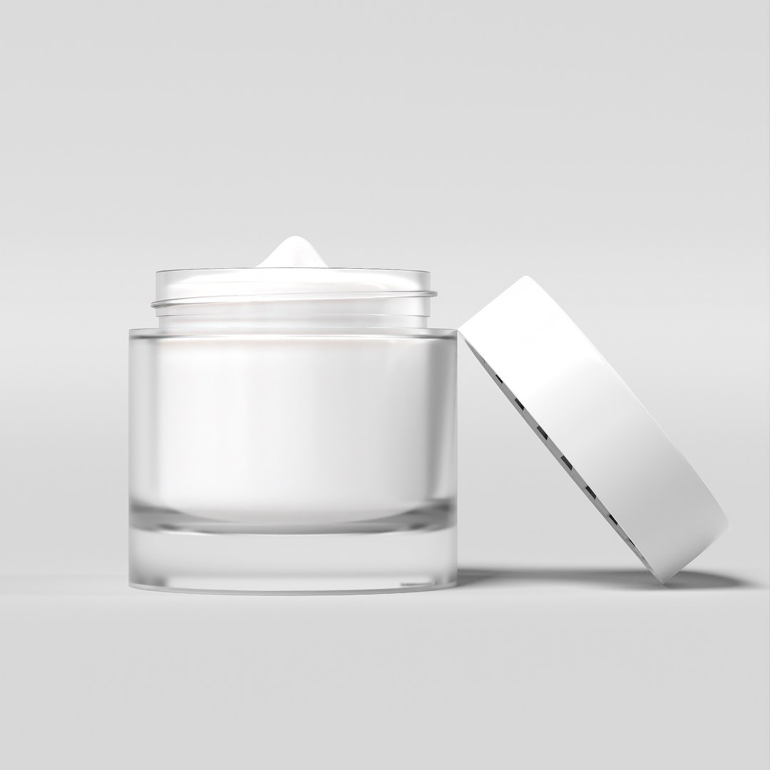 3D Model Cream Jar 19 - TurboSquid 1962774