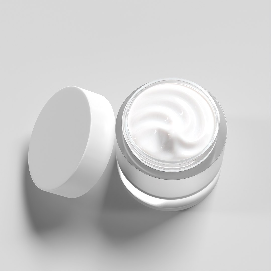 3D Model Cream Jar 19 - TurboSquid 1962774