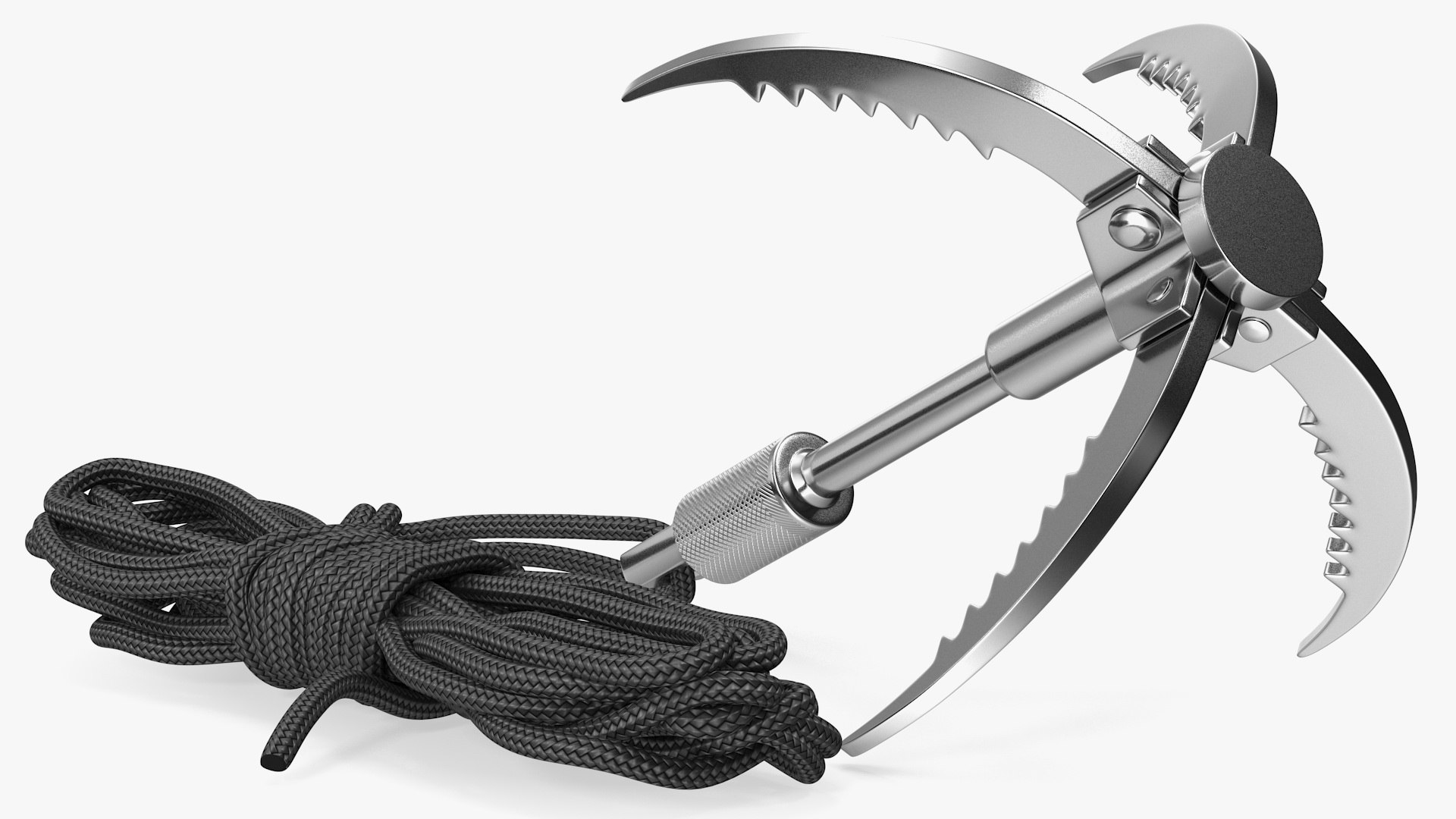 3D folding climbing grappling hook - TurboSquid 1618980