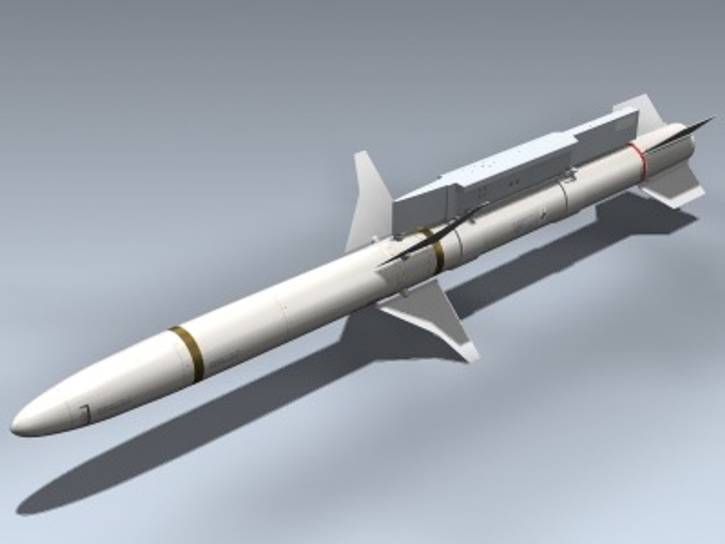 3d Agm-88 Harm Missile