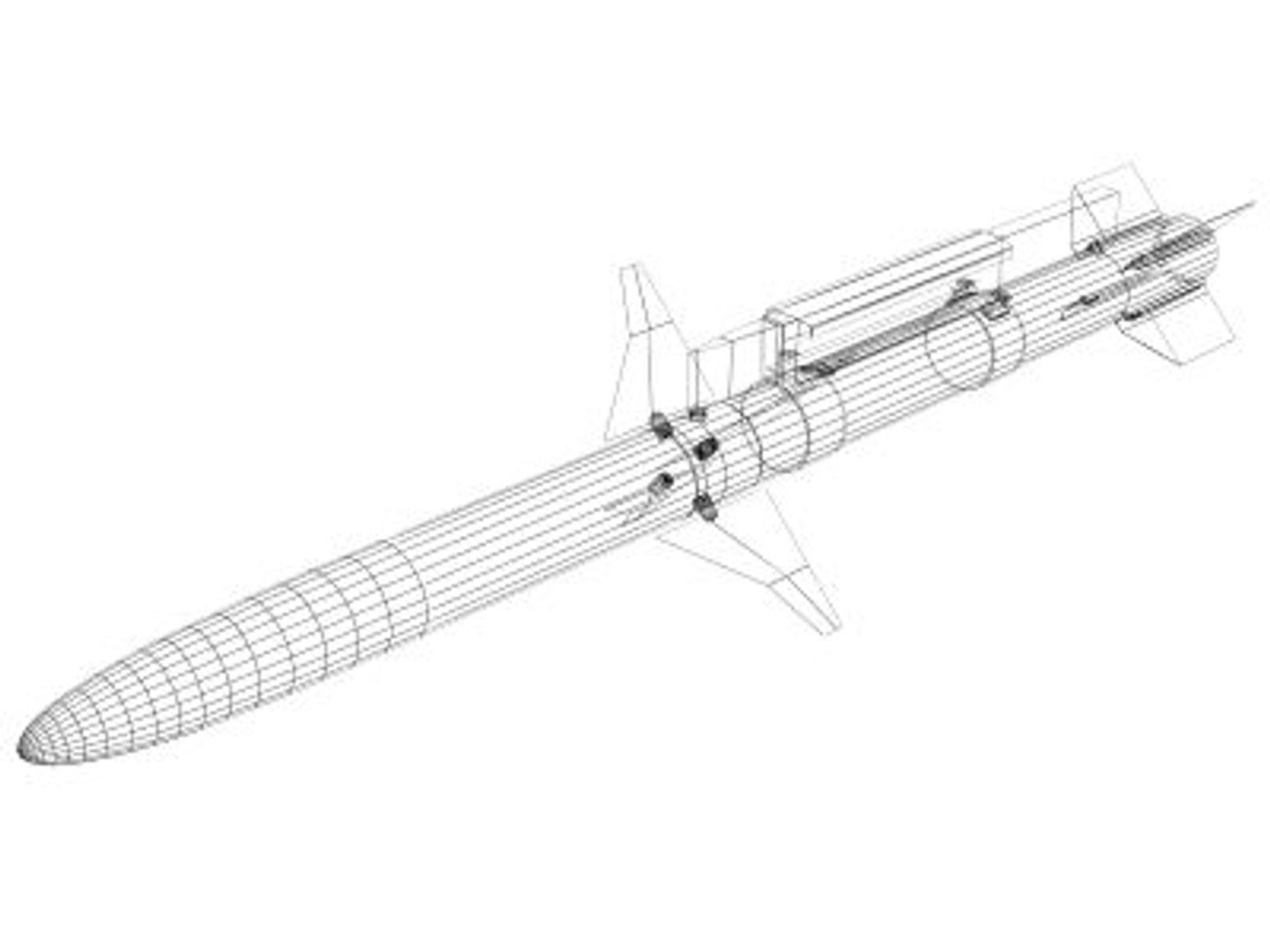 3d Agm-88 Harm Missile