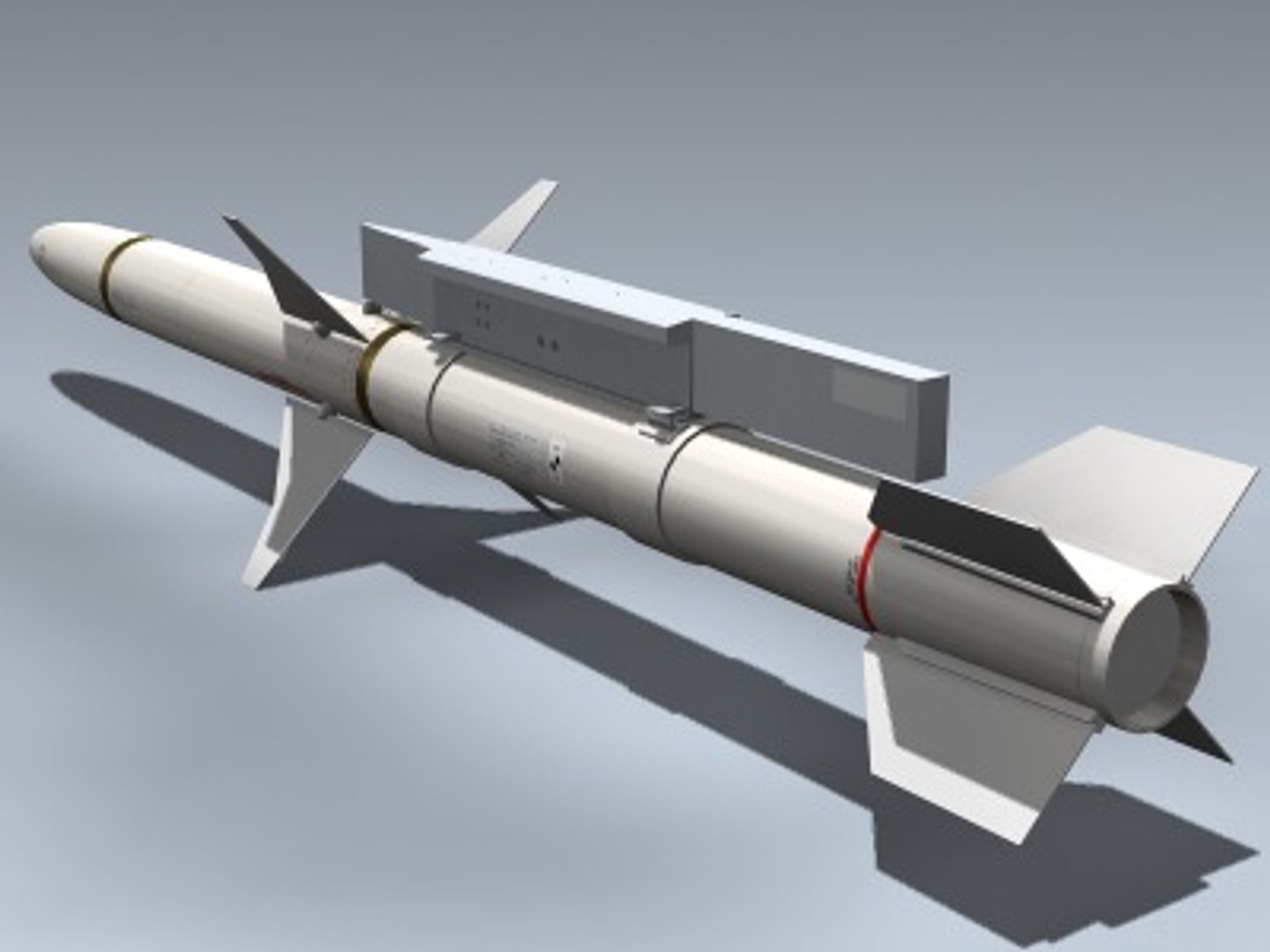3d Agm-88 Harm Missile