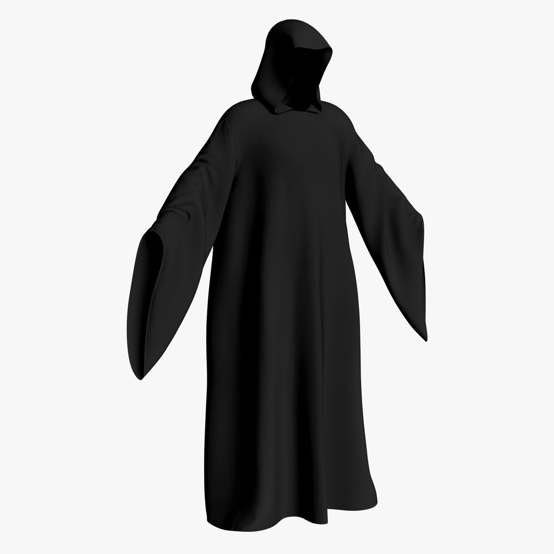 Cloak Male 02 3D Model - TurboSquid 1882266