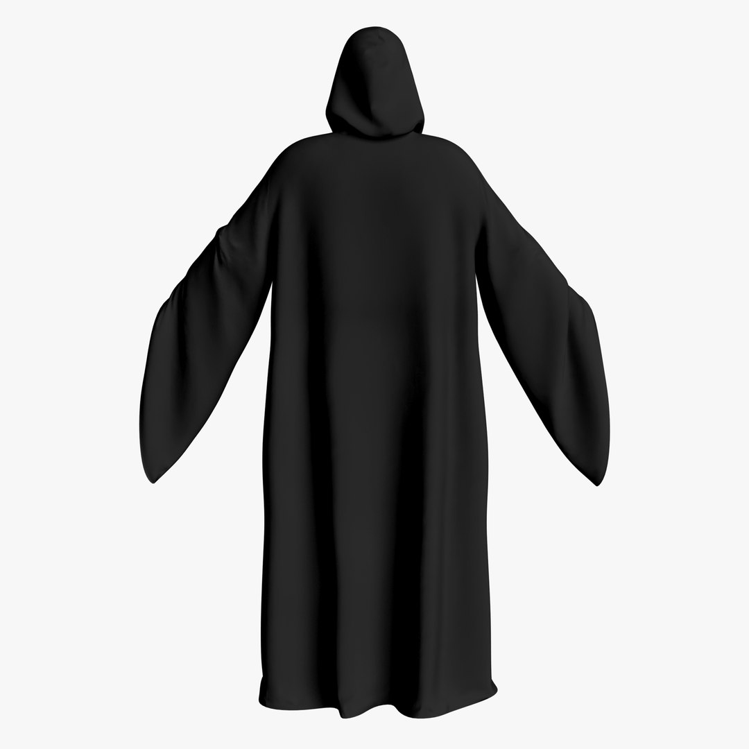 Cloak Male 02 3D Model - TurboSquid 1882266