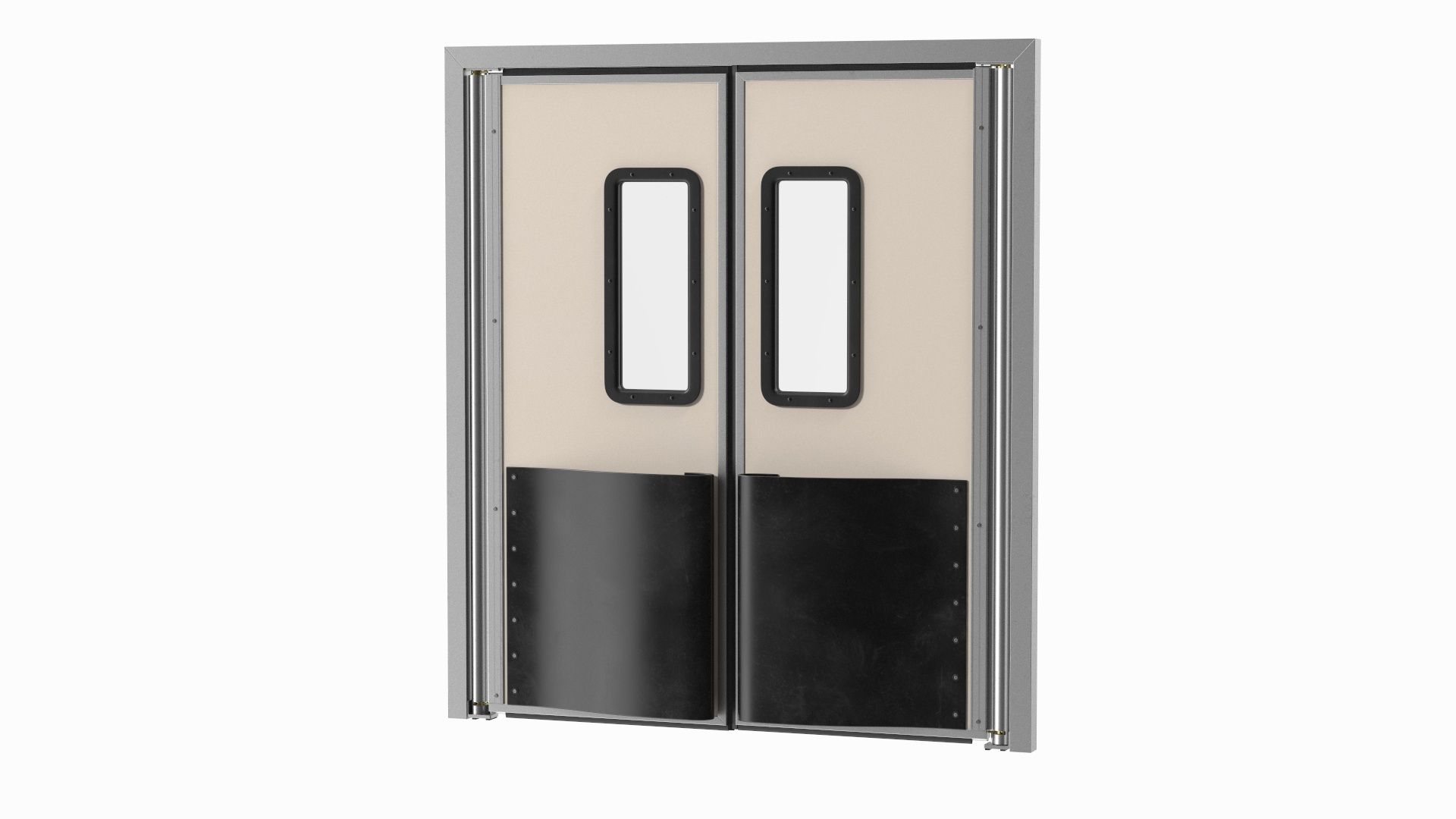 Impact Traffic Beige Polymer Doors 3D - TurboSquid 2091951