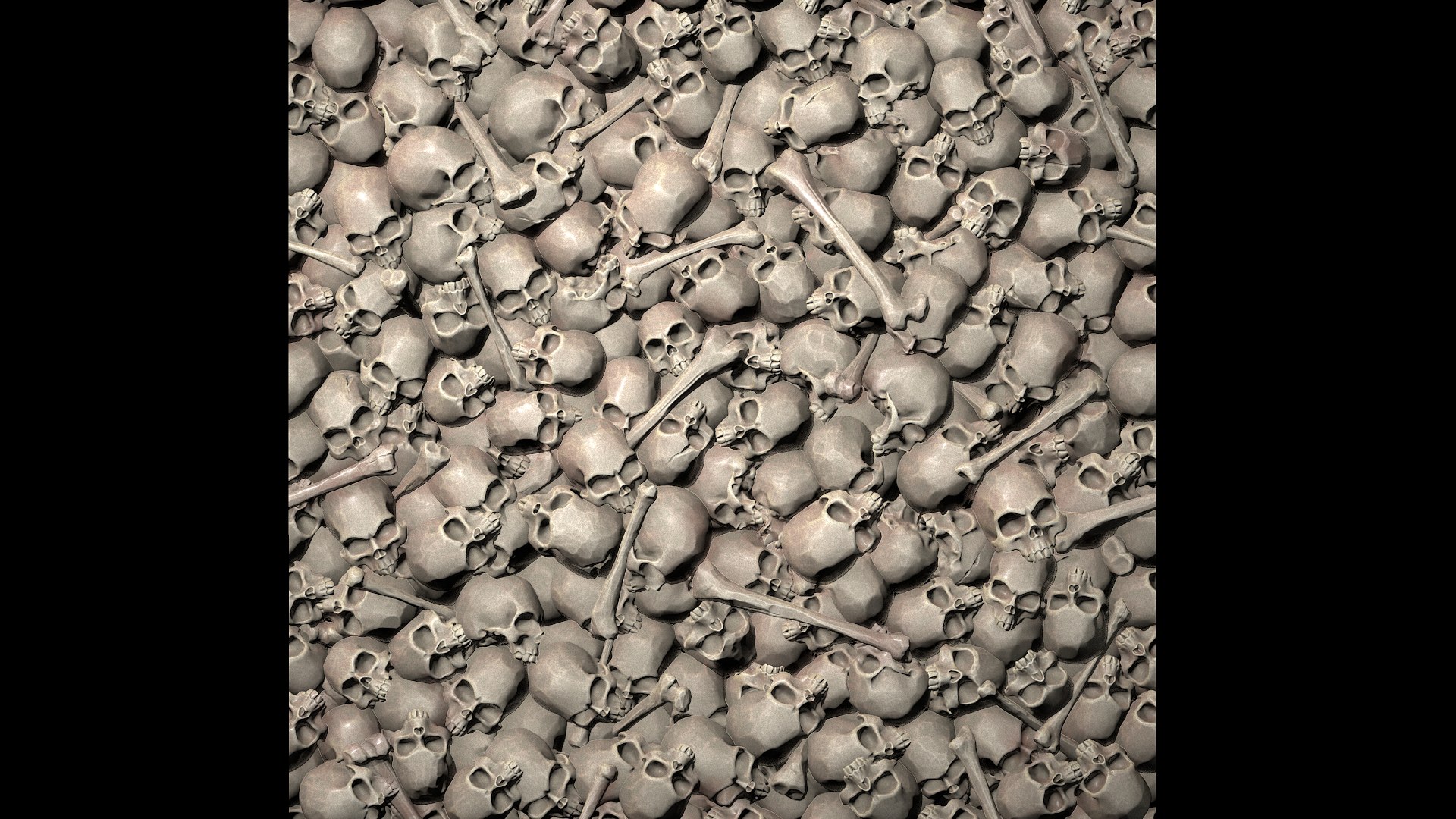 3D Pile Of Bones Tile Texture Model - TurboSquid 1798082
