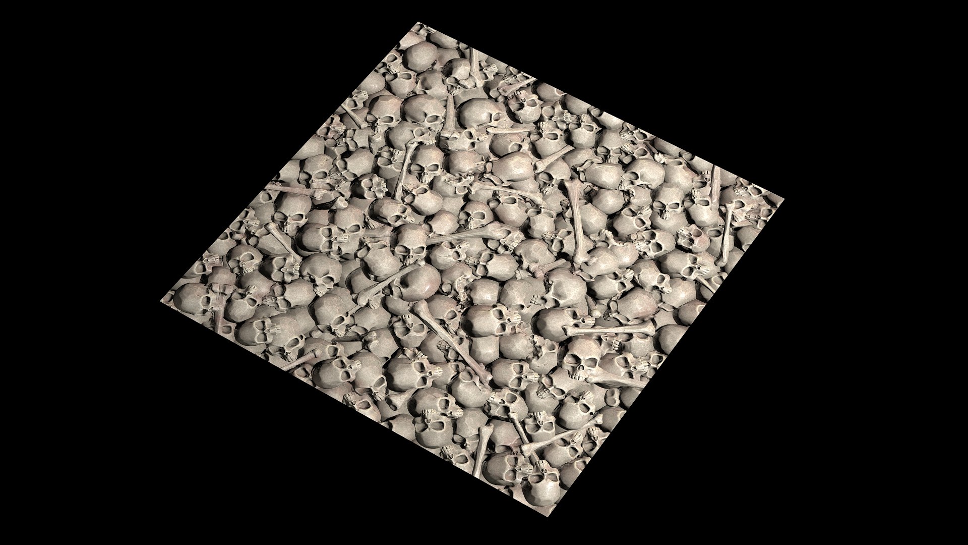 3D Pile Of Bones Tile Texture Model - TurboSquid 1798082