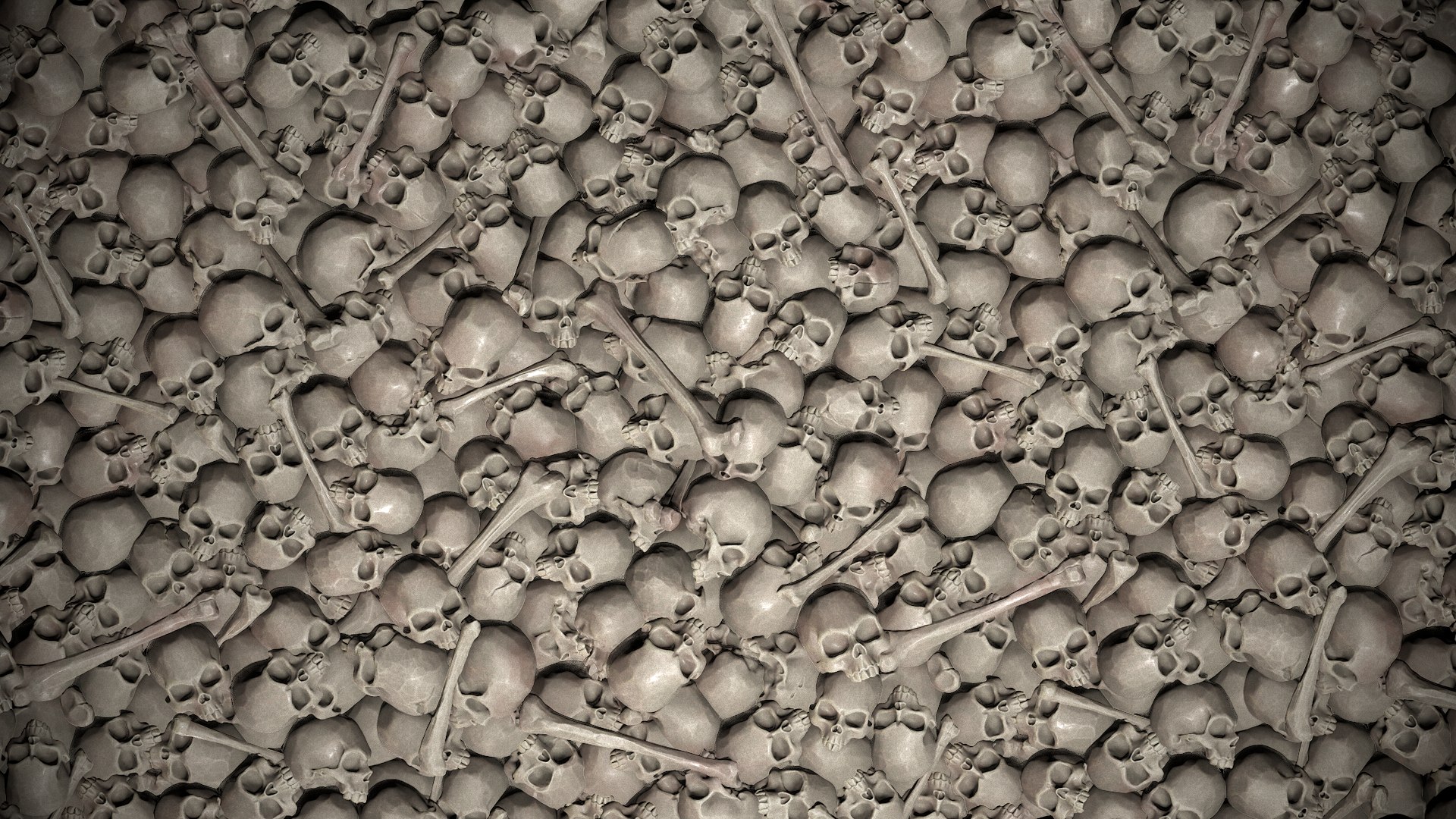 3D Pile Of Bones Tile Texture Model - TurboSquid 1798082