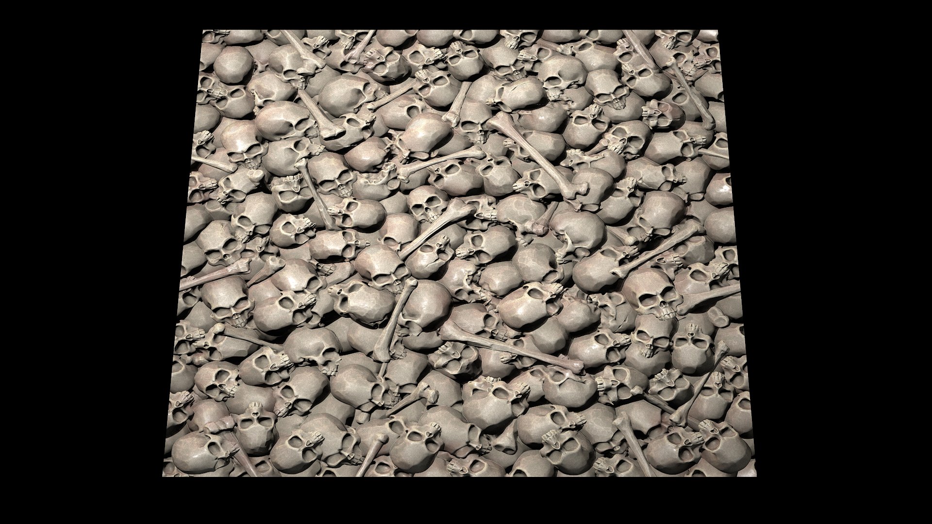 3D Pile Of Bones Tile Texture Model - TurboSquid 1798082