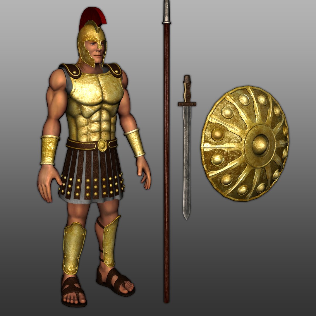 3d Greece Achilles