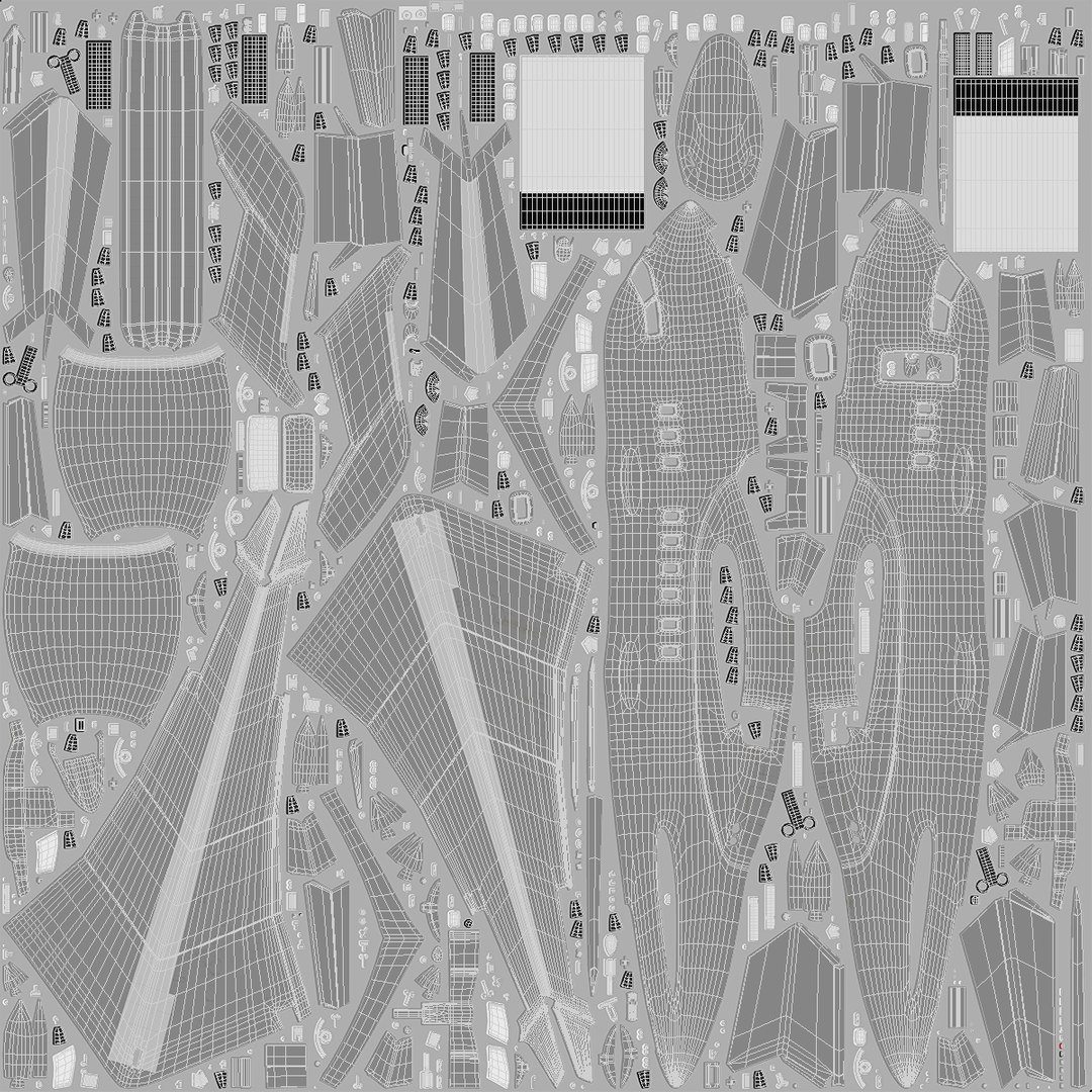3D Multi Role AEWC Aircraft Simplified Interior - TurboSquid 2360056