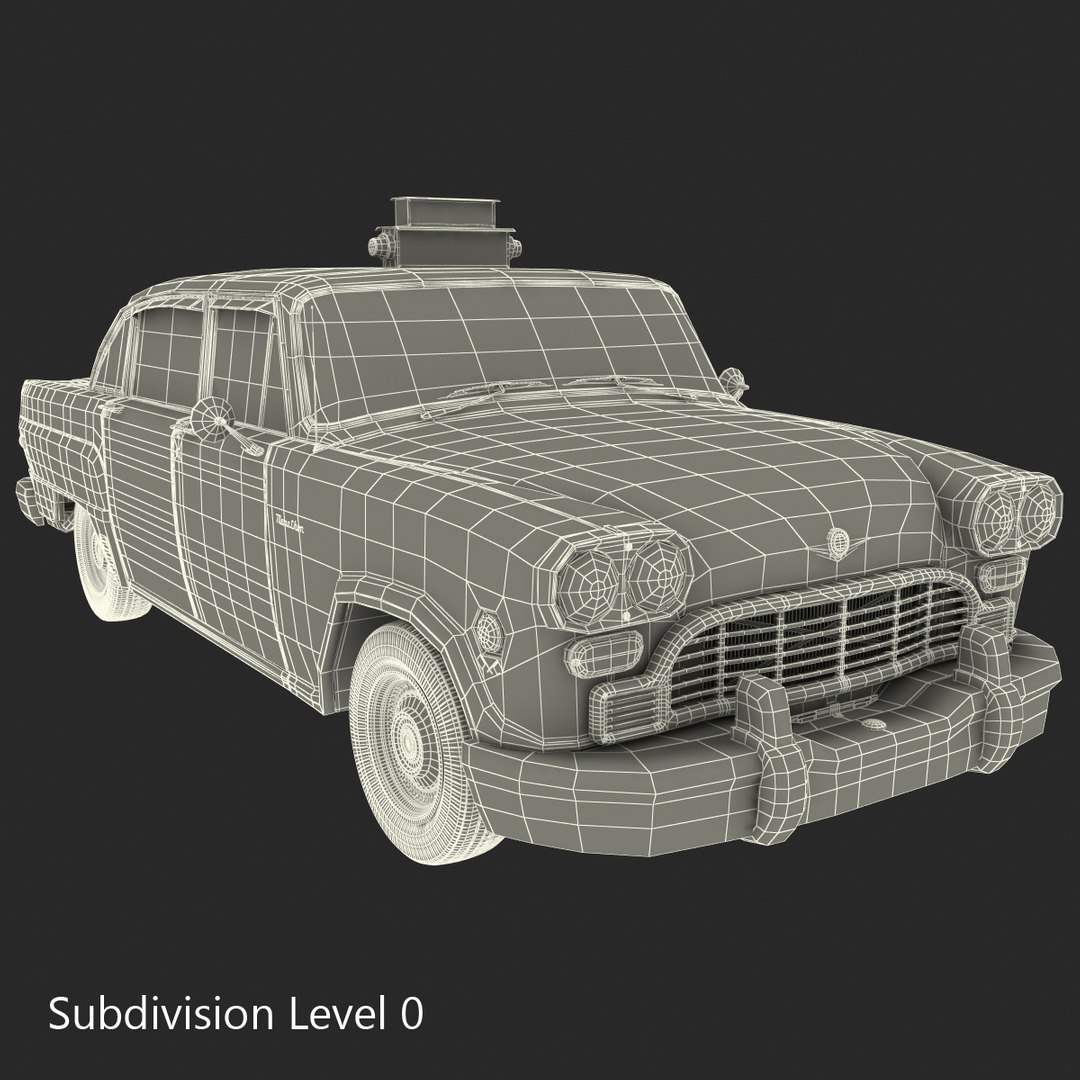 3d Checker Taxicab 1982 Simple
