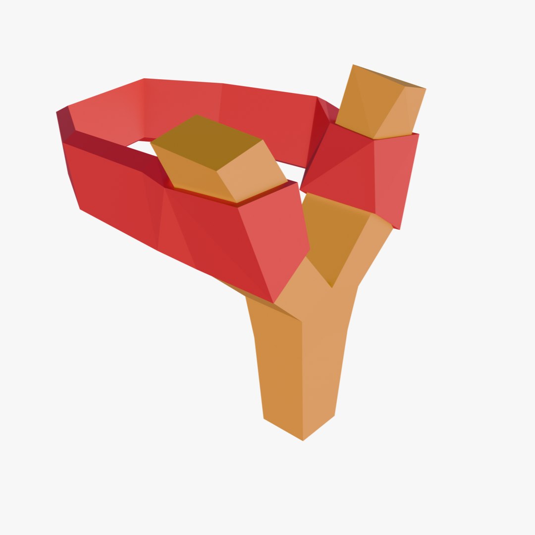 Low Poly Slingshot 3D - TurboSquid 2299279