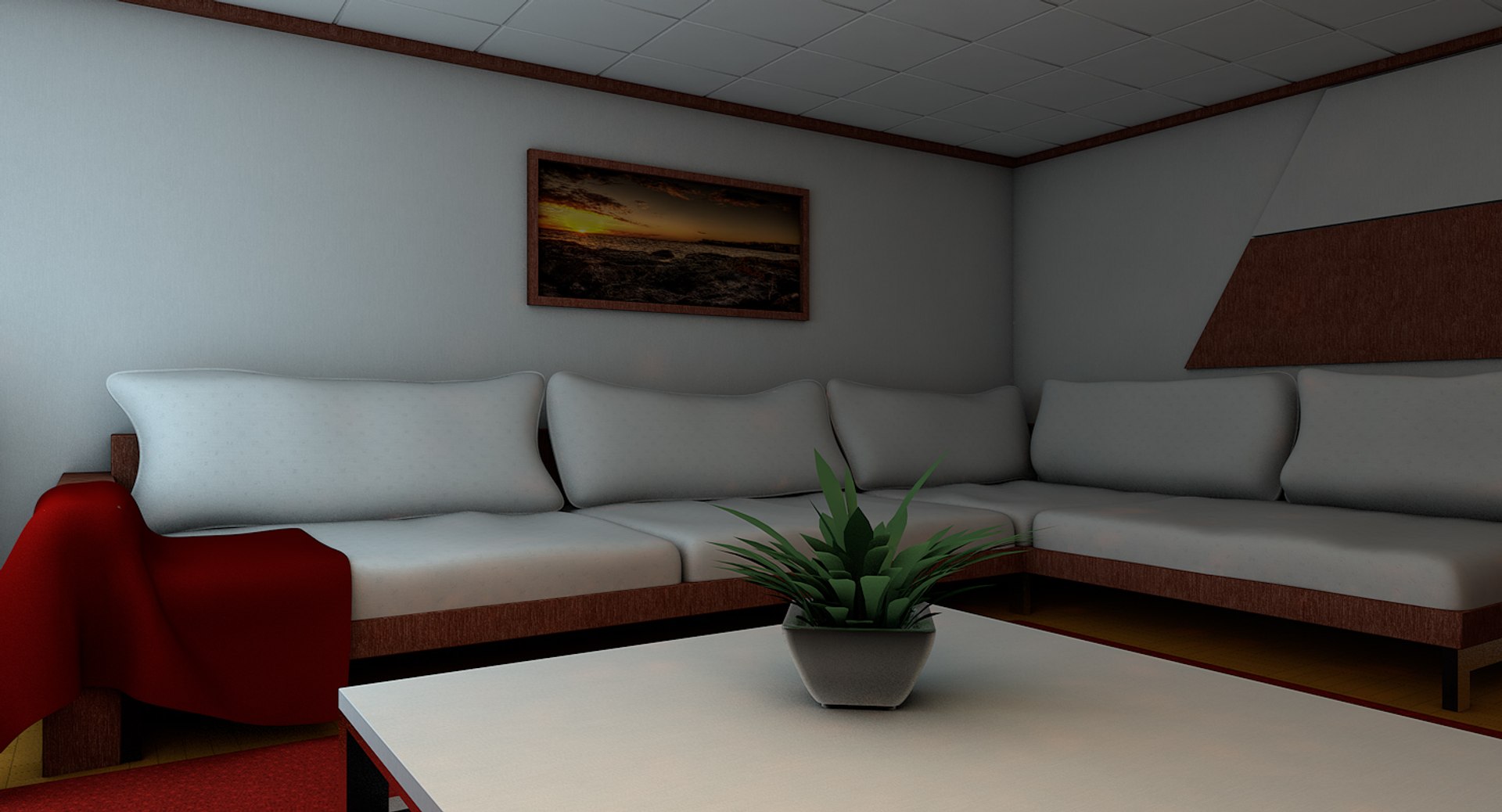 3D Visuals Luxury Lounge Room Model - TurboSquid 1210554