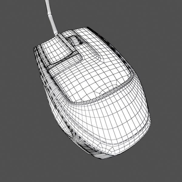 mouse modeled 3d model