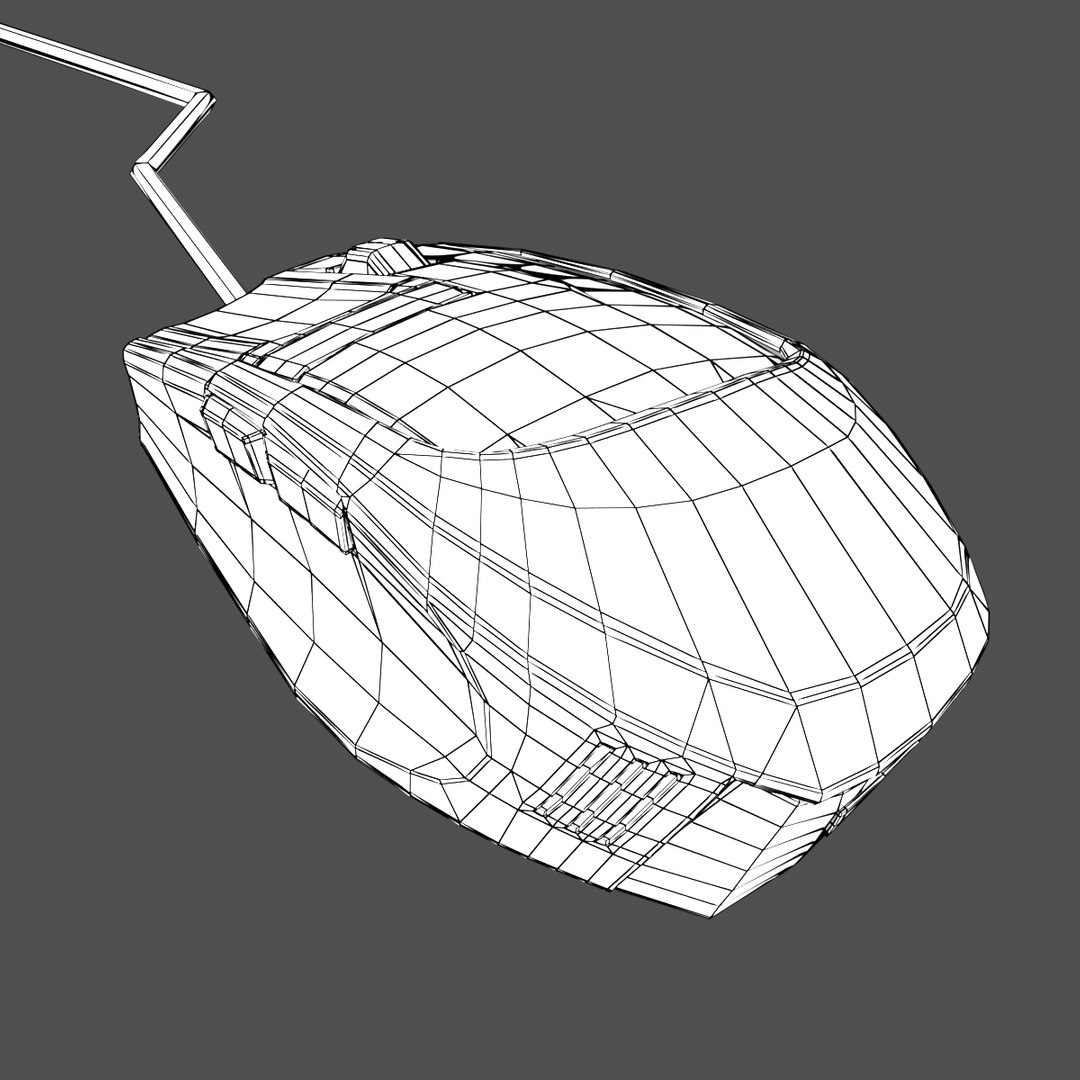 Mouse Modeled 3d Model