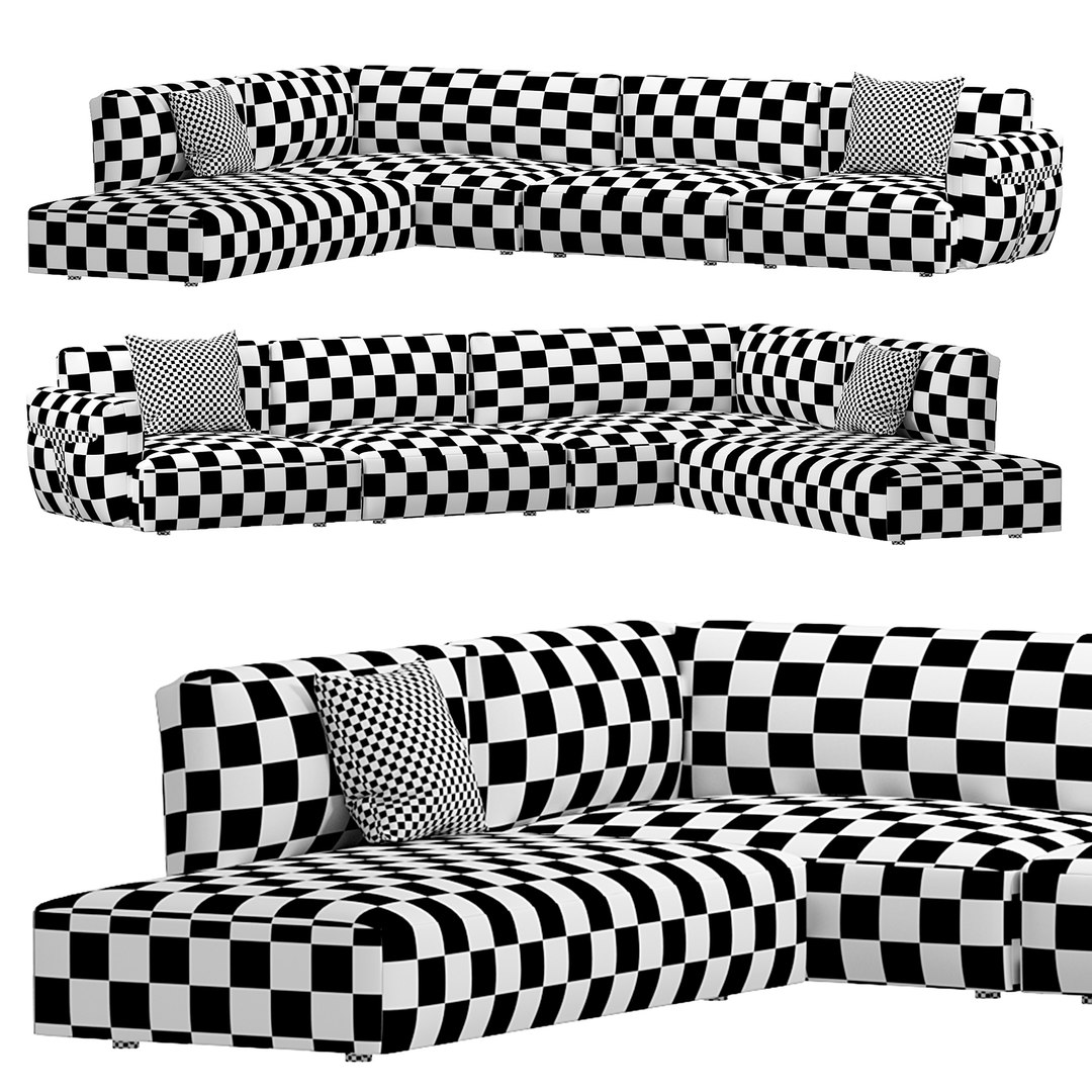 Herman Sofa By Natuzzi 3D - TurboSquid 1957548