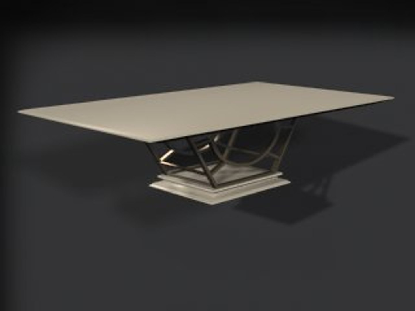 3d Model Dinnete Table