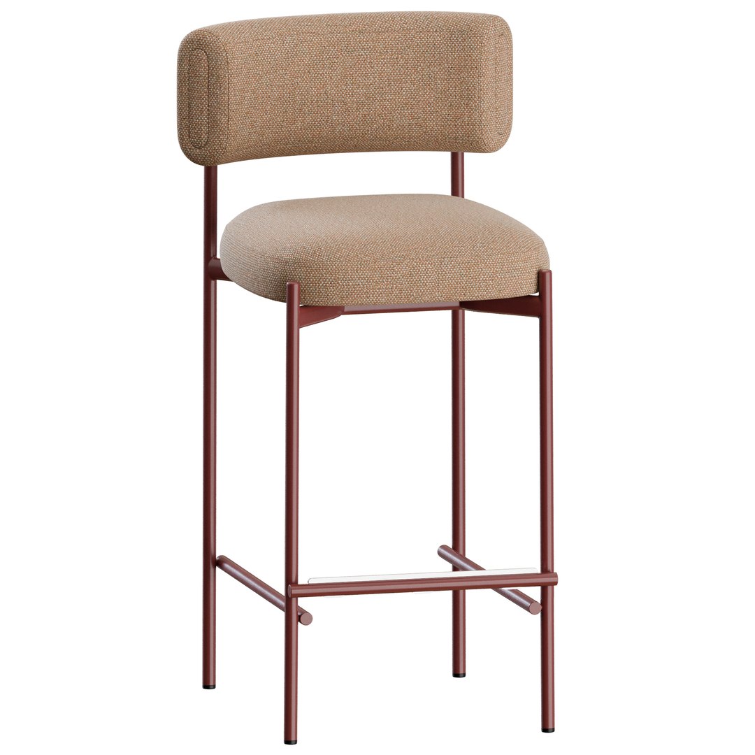 3D Model Amelie H65 H75 M TS Stool By MIDJ - TurboSquid 2299599