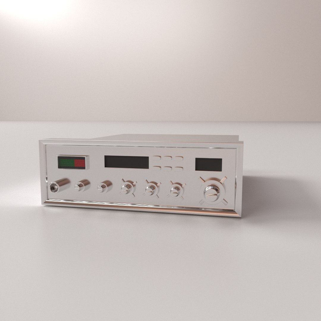 3D Cb Radio - TurboSquid 1417522