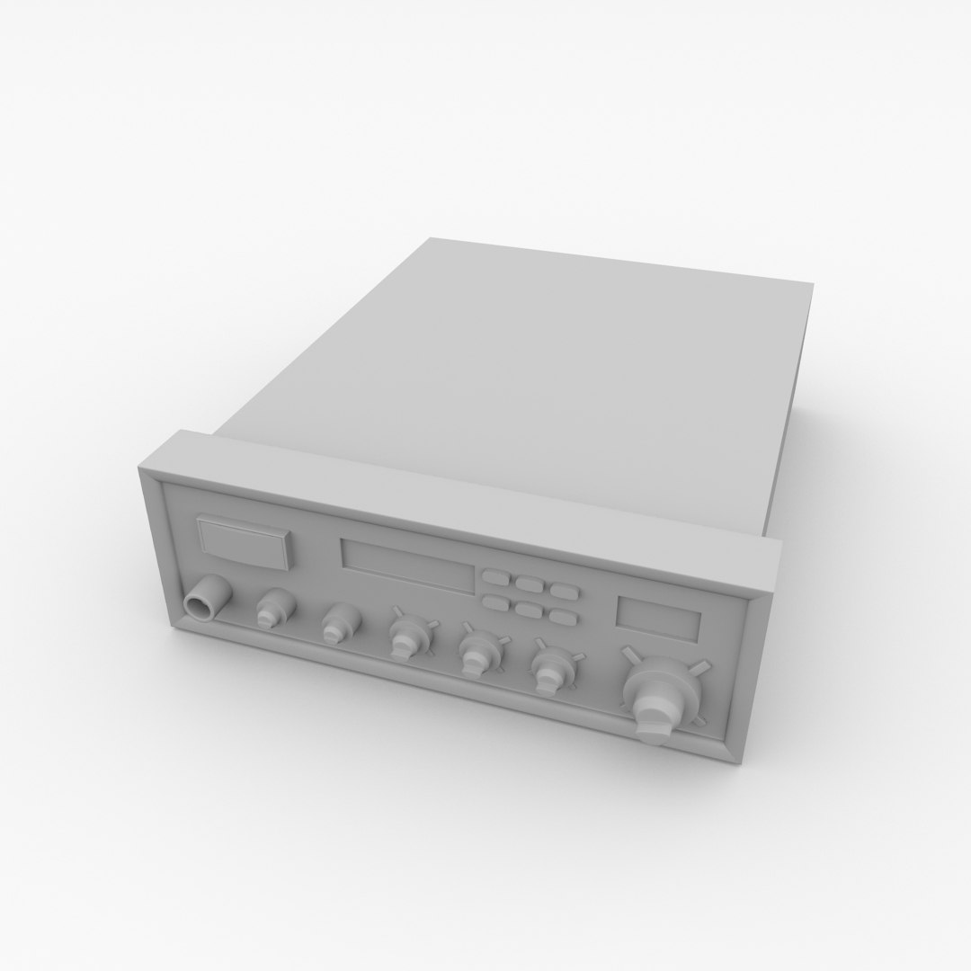 3D Cb Radio - TurboSquid 1417522