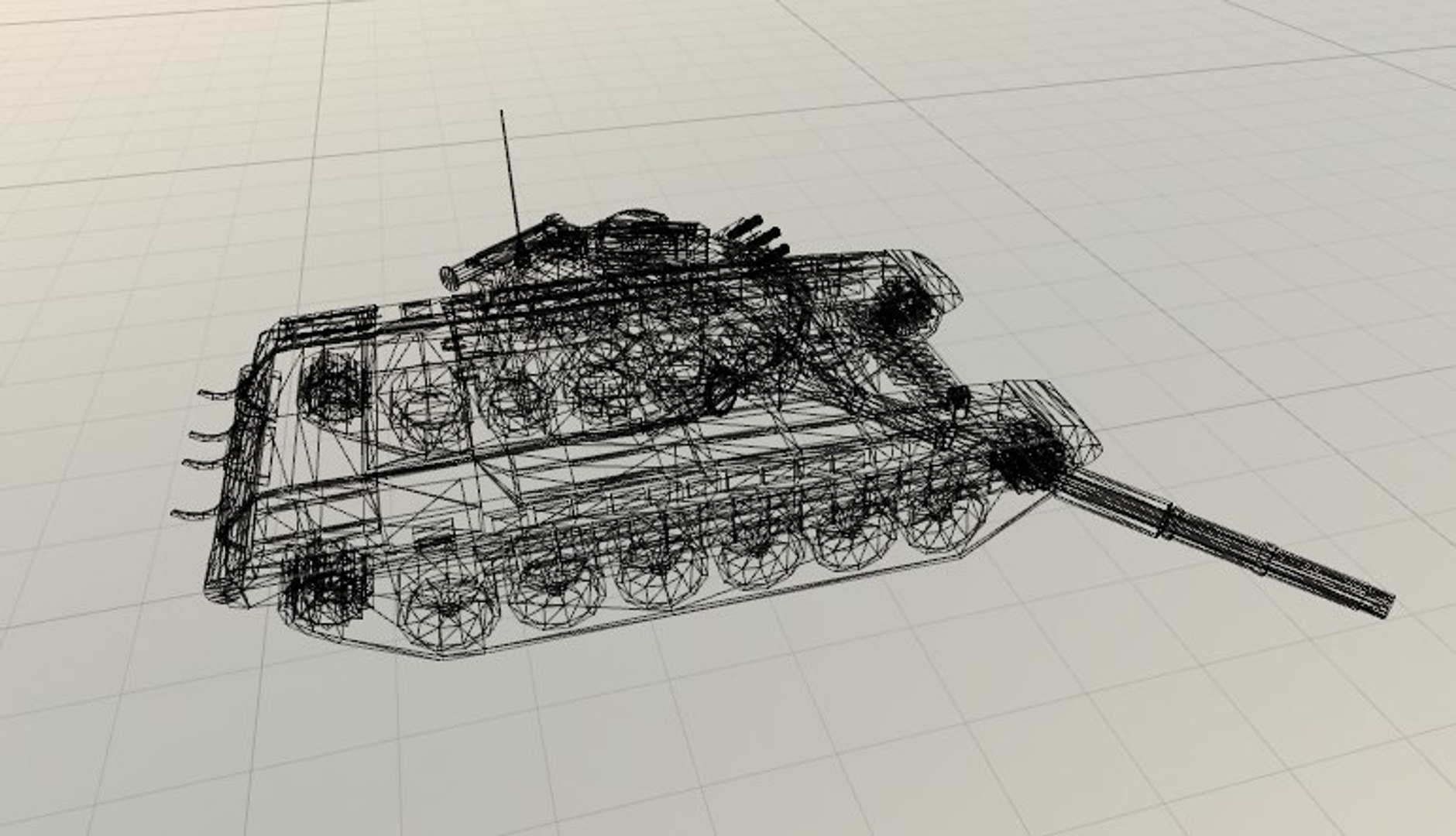 T-72 Tank 3d Model