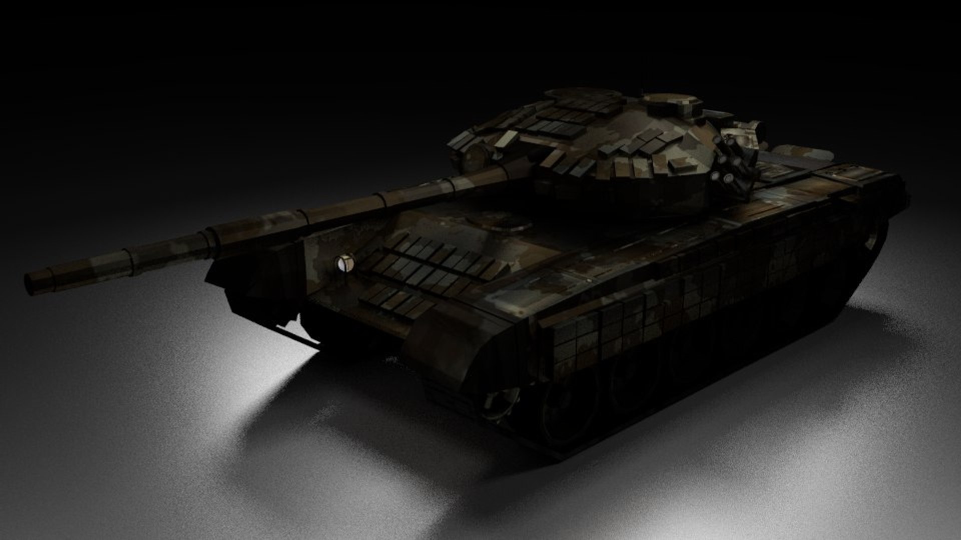 T-72 Tank 3d Model