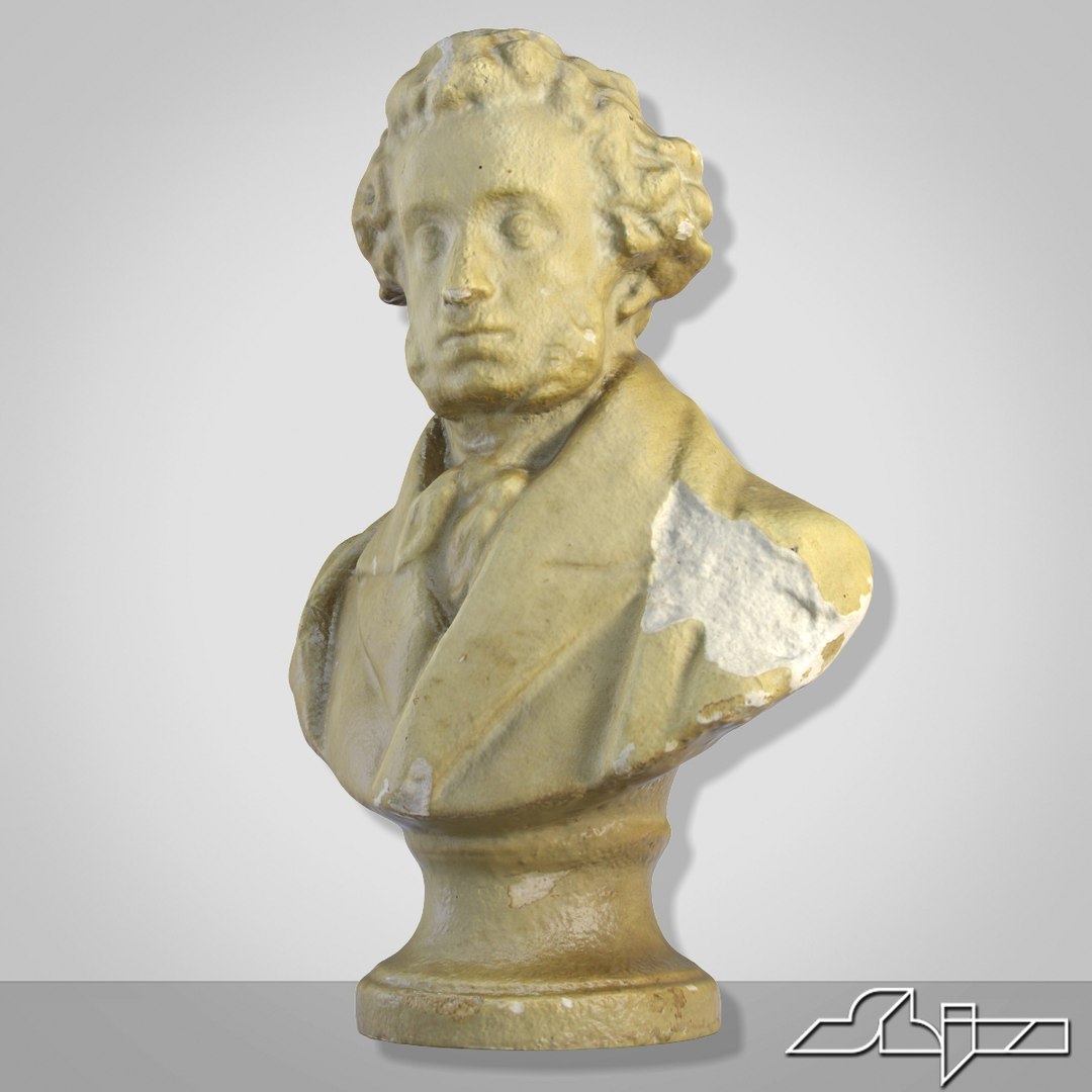 3d Alexander Pushkin Model