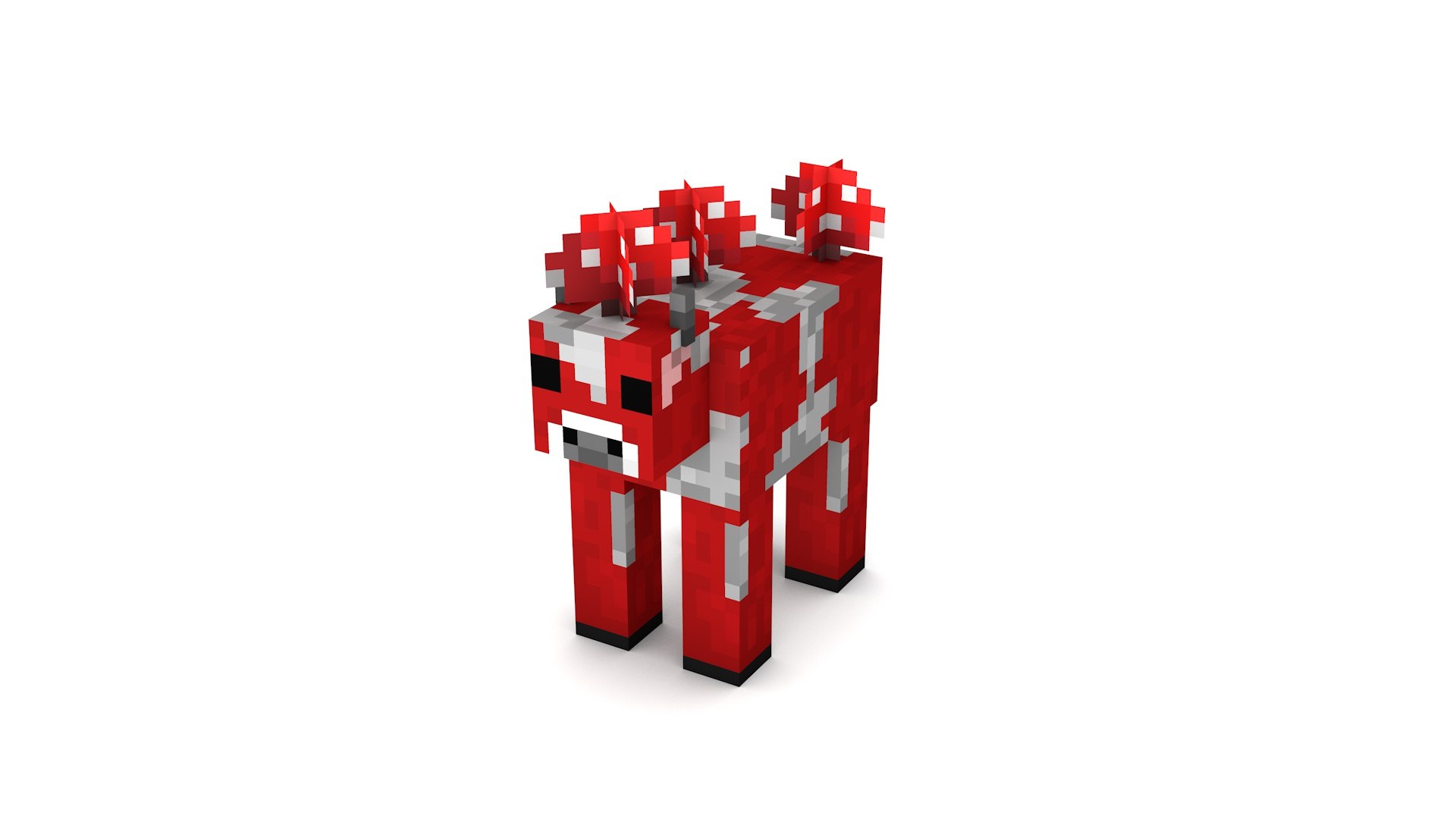 Mooshroom Minecraft Model - TurboSquid 2364670